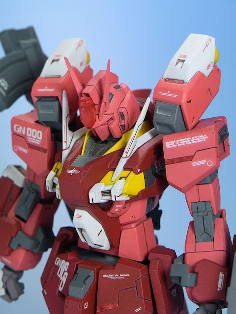 GUNDAM GUY: 1/144 GN-000RW GN Red Warrior - Custom Build