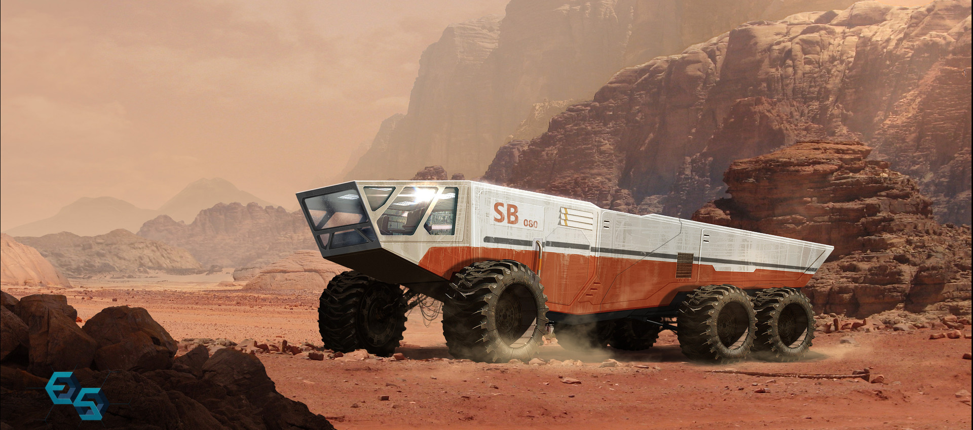 Mars transport by Pablo Palomeque | human Mars