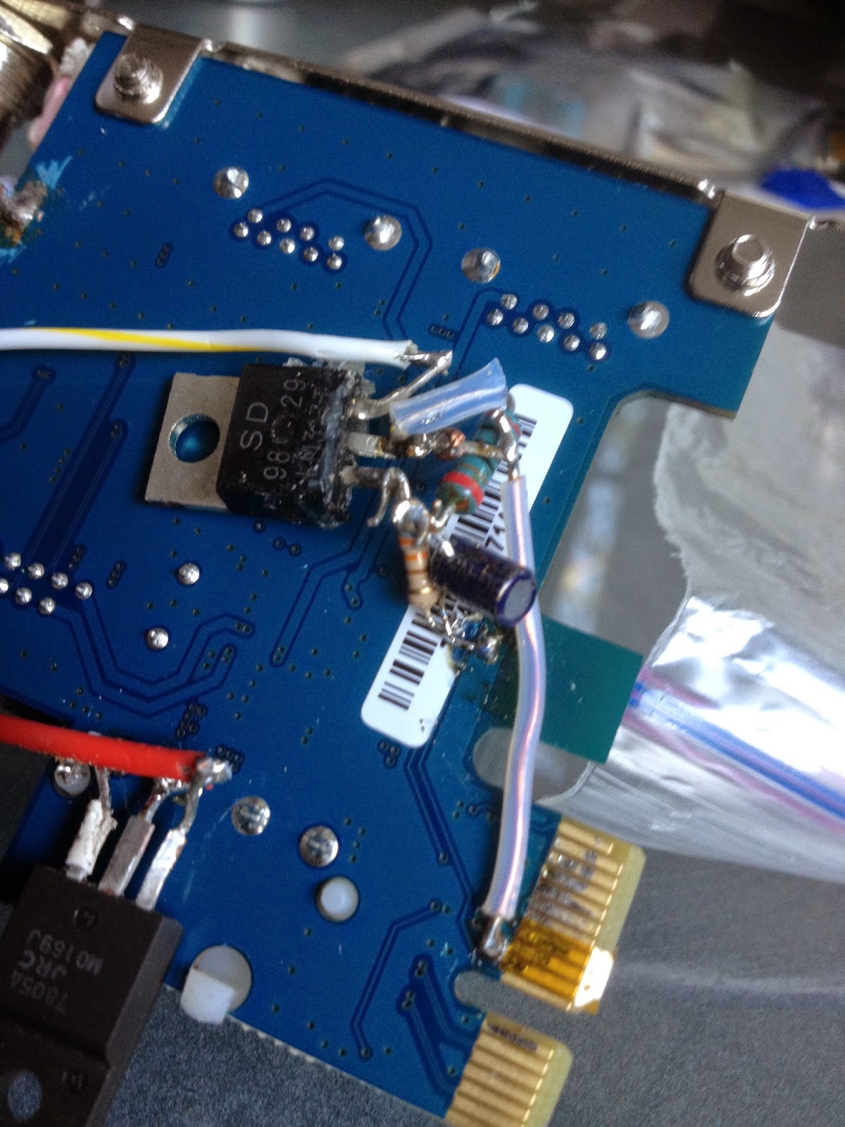 randytsuch's audio page: Modding Silverstone PCIE USB card