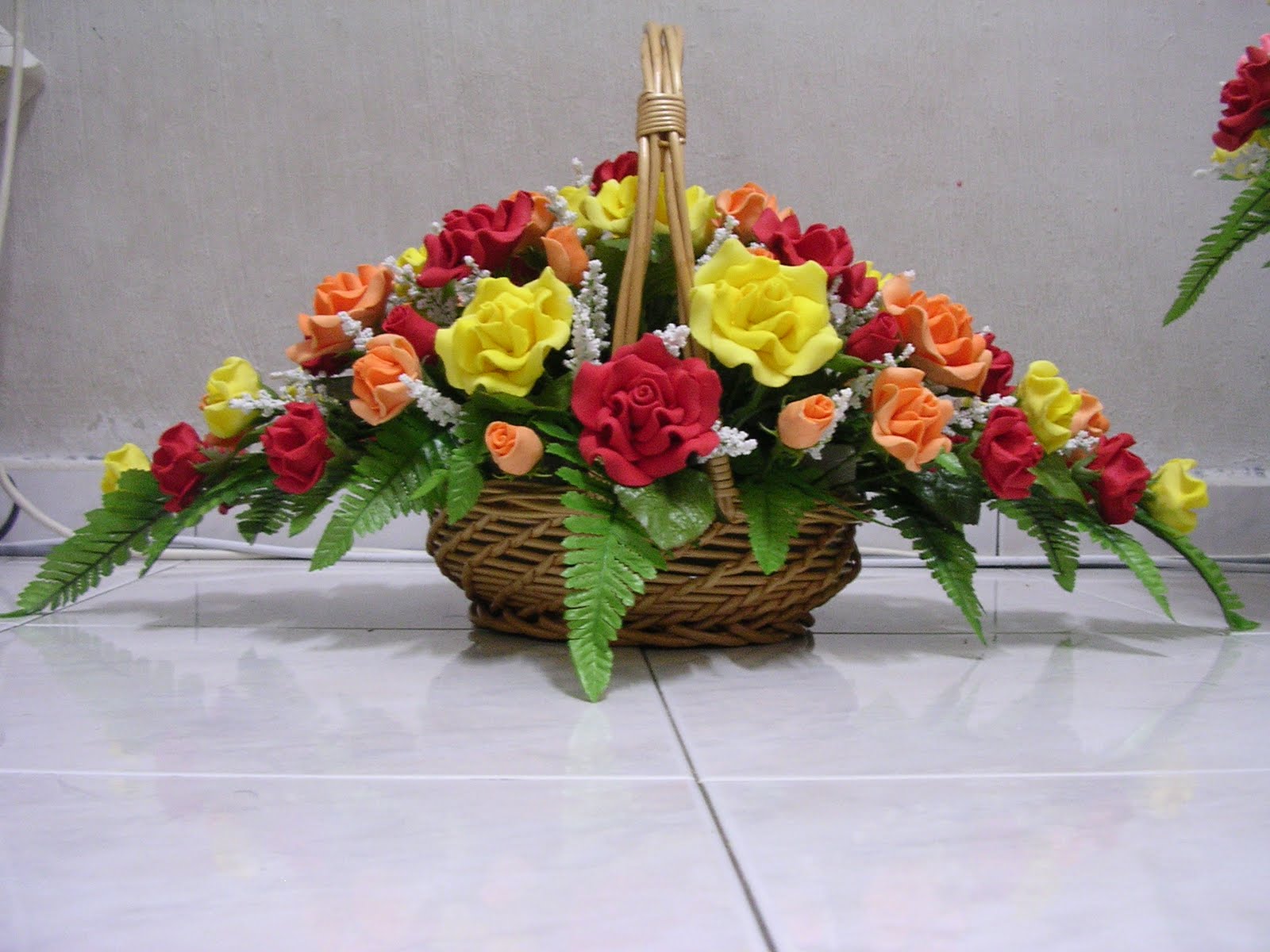 Bunga Sabun Collection: Gubahan bakul lonjong