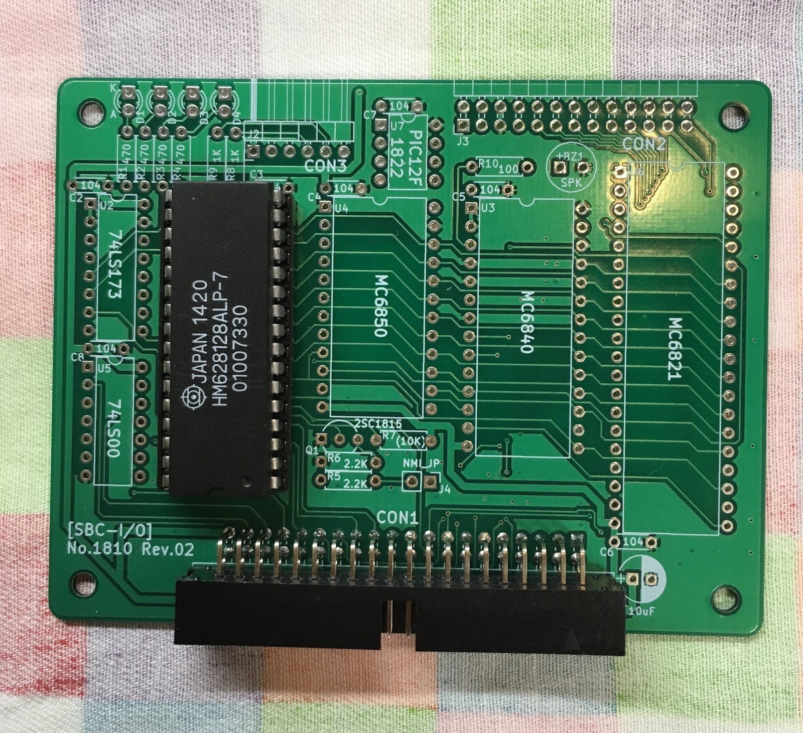 SBC6809をつくる: SBC6809+IOでASSIST09が走る