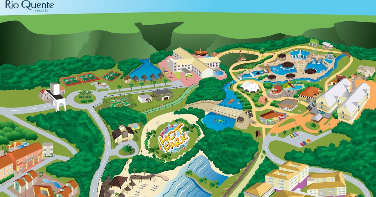 Belli Studio: Mapa Rio Quente Resorts