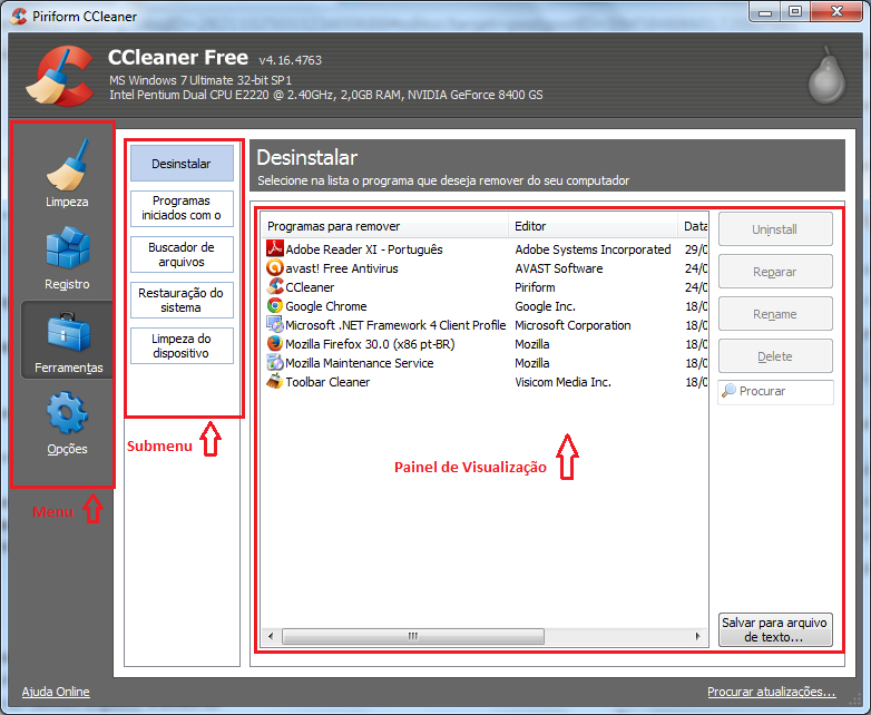 W3Suporte: Tutorial CCleaner - Completo