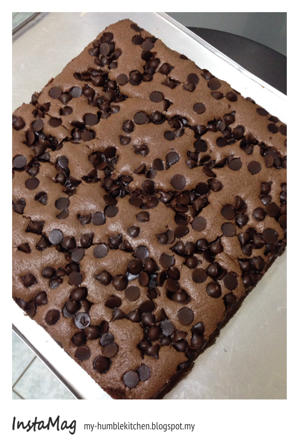 MY-HUMBLEKITCHEN: CHOCOLATE CHIP SPONGE CAKE