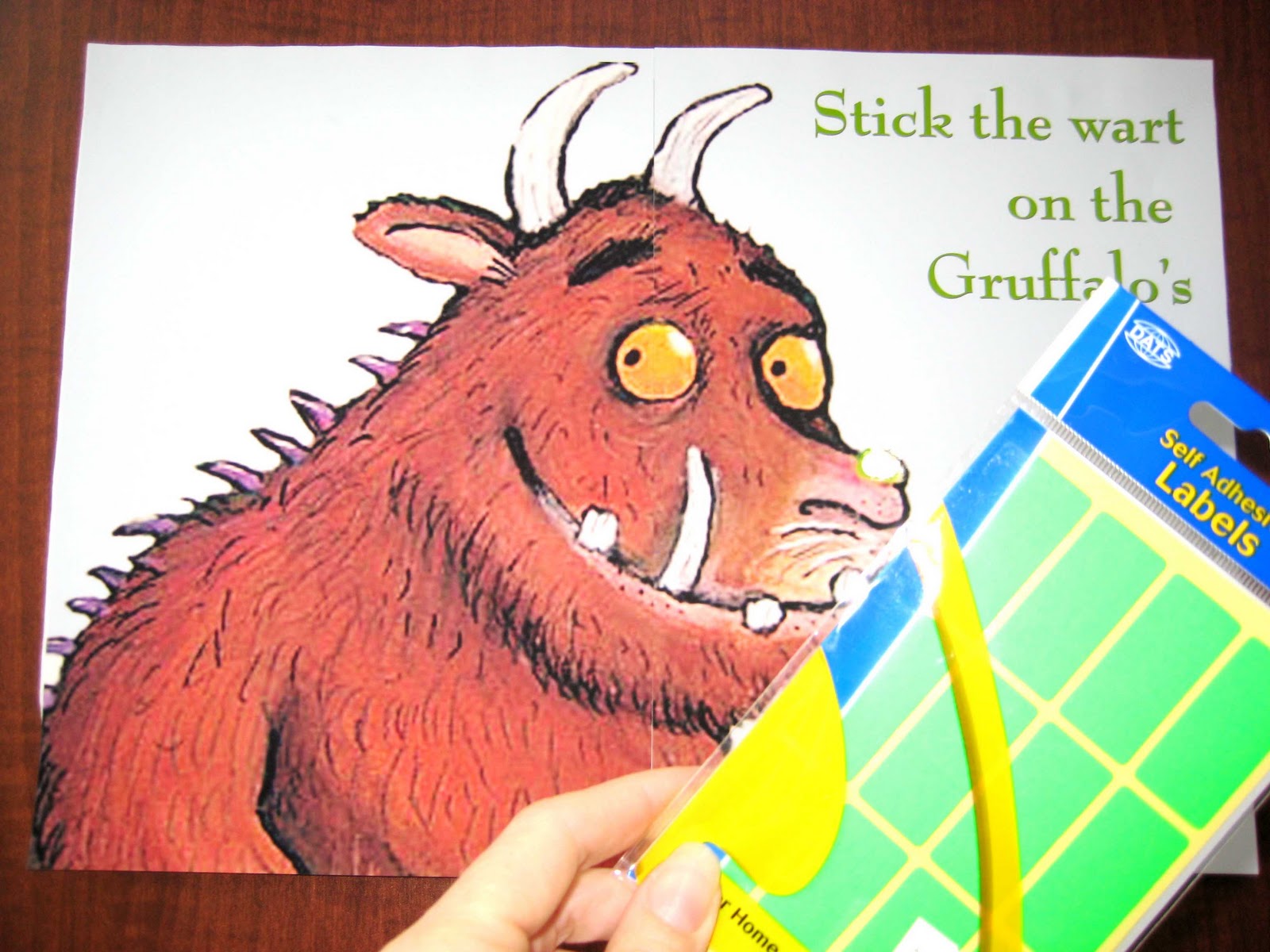 Made By Bronwyn: Austin's Gruffalo birthday party - the games
