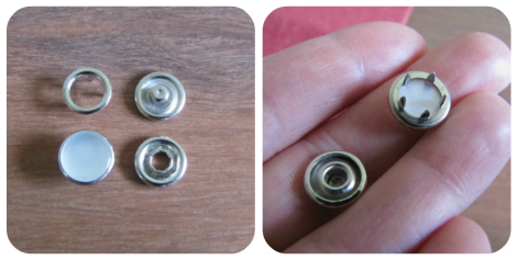 The Haby Goddess: How to use Snap Fasteners