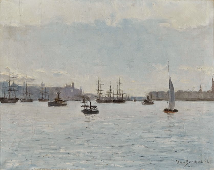 MARINES et Autres peintures: Arthur BIANCHINI (1869 - 1955)