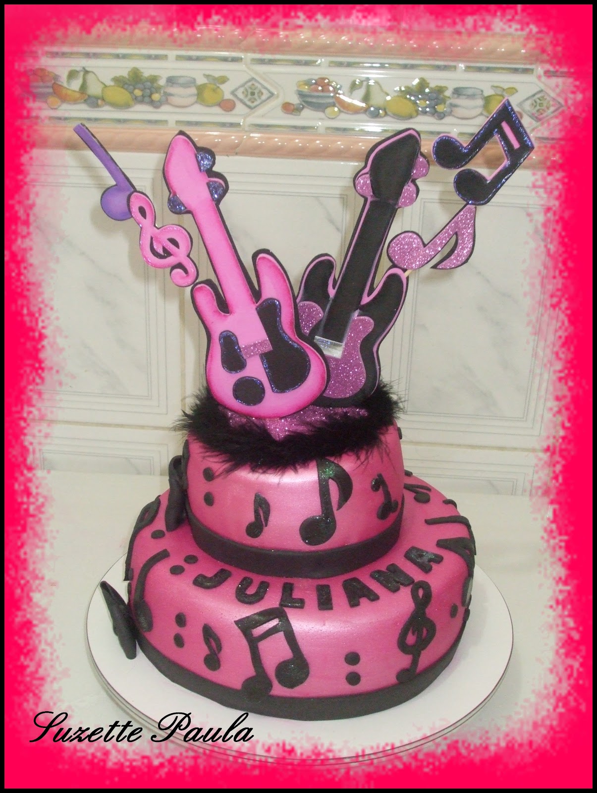 DOCE ARTE NA FESTA: Bolo Rock Teen