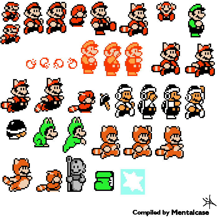 Papercraft : Diorama Mario template