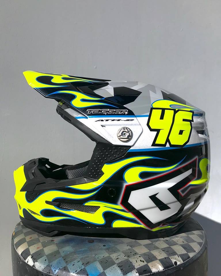 Racing Helmets Garage: 6D Helmets ATR-2 J.Hill 2019 by Tagger Designs