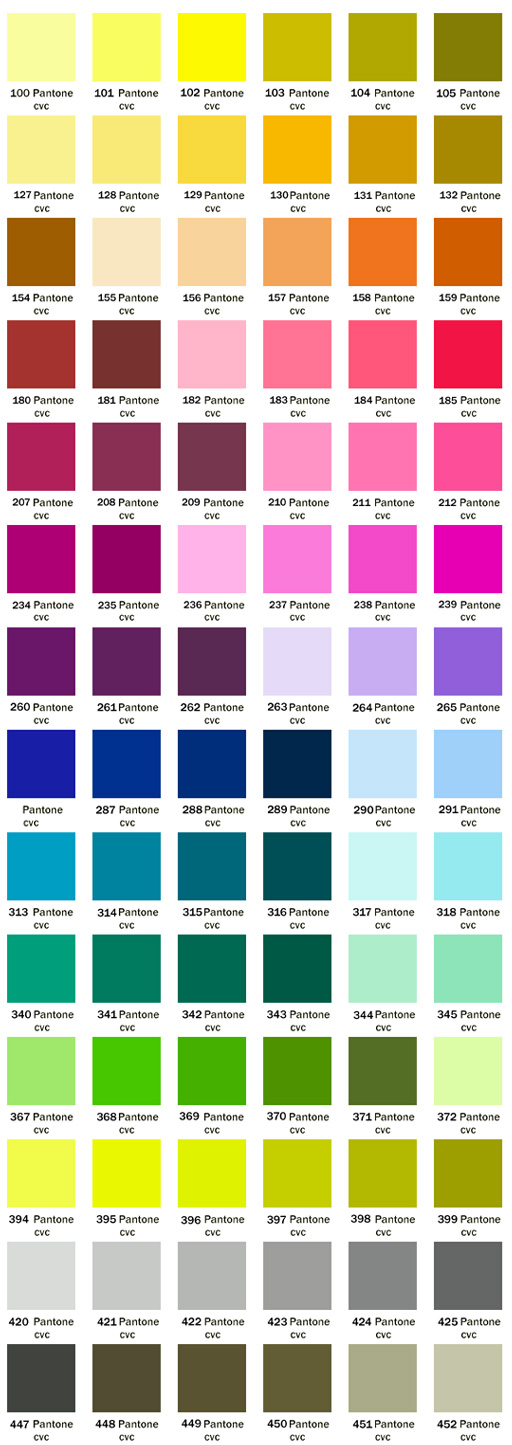 Intermediate Design 2015 Pantone Color Matching PMS 