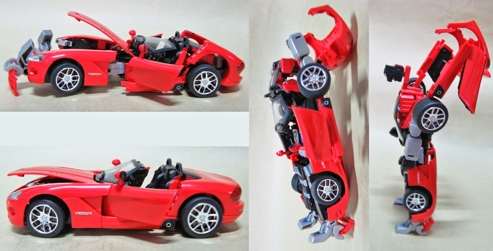 Transformers Alternators 02 SIDESWIPE feat.Dodge Viper SRT10變形金剛二變者02斯韋柏