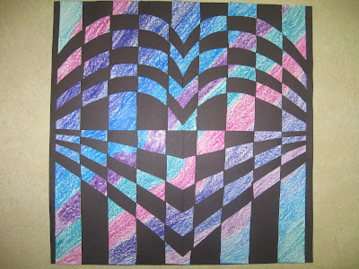 Miss Young's Art Room: 6th Grade Op Art Paper Weaving