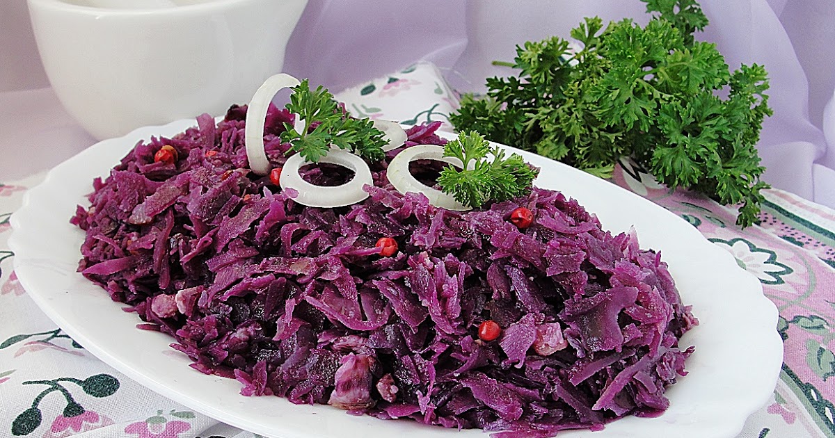 Ala piecze i gotuje: Modro kapusta ze słoika