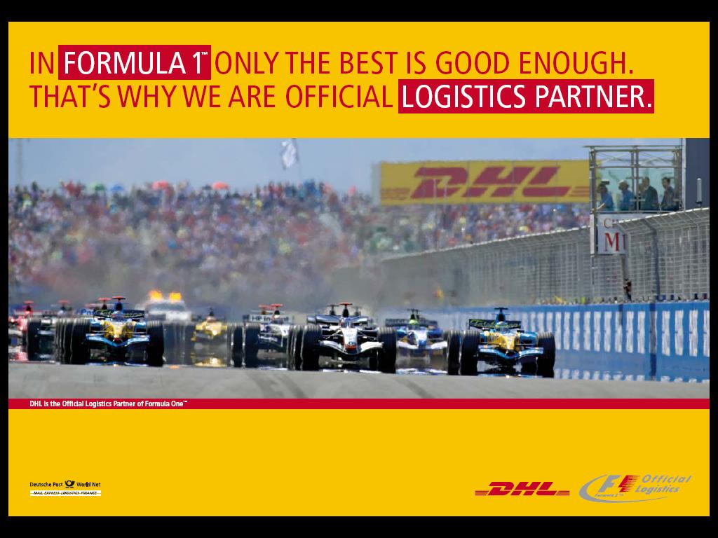 DHL 711 INDONESIA: DHL SEBAGAI LOGISTIK PARTNER F1