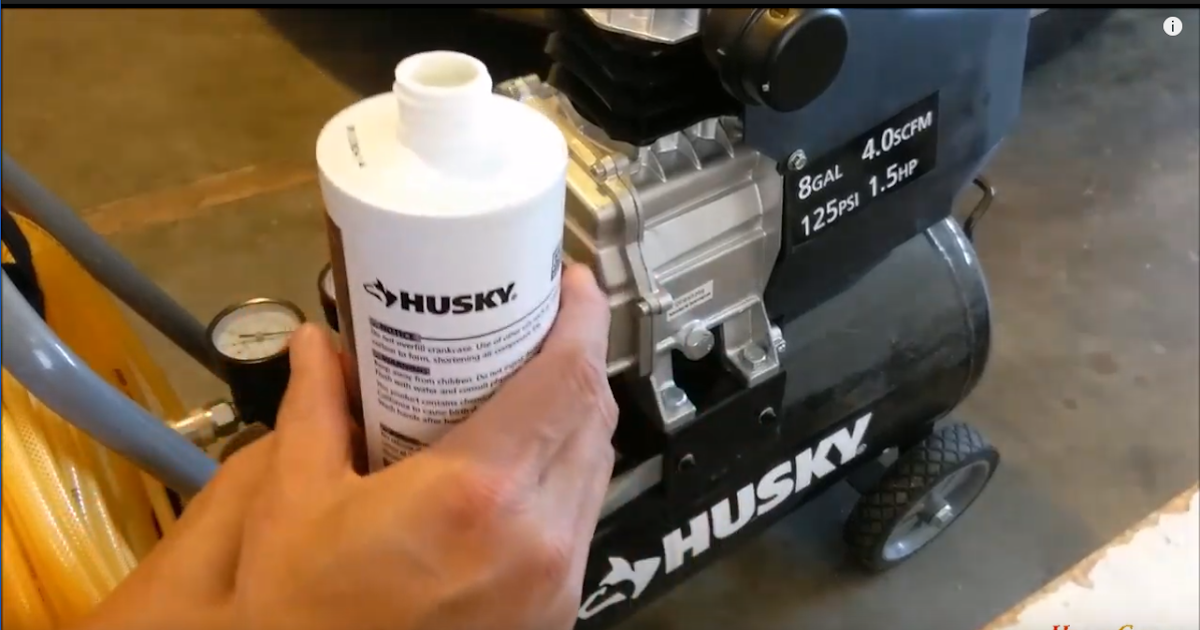 HyperGauge: Air Compressor oil change tips