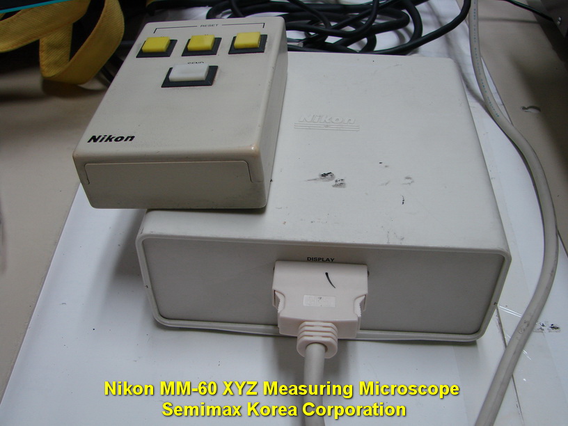 Semiconductor Equipment: Nikon MM-60 XYZ 3 Axis Measuring Microscope