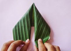 Cara membuat lipatan daun