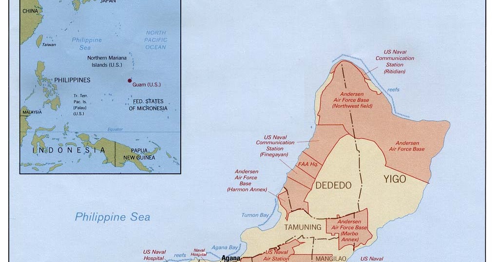 GIS Research and Map Collection: Maps of Guam Available from Ball State ...