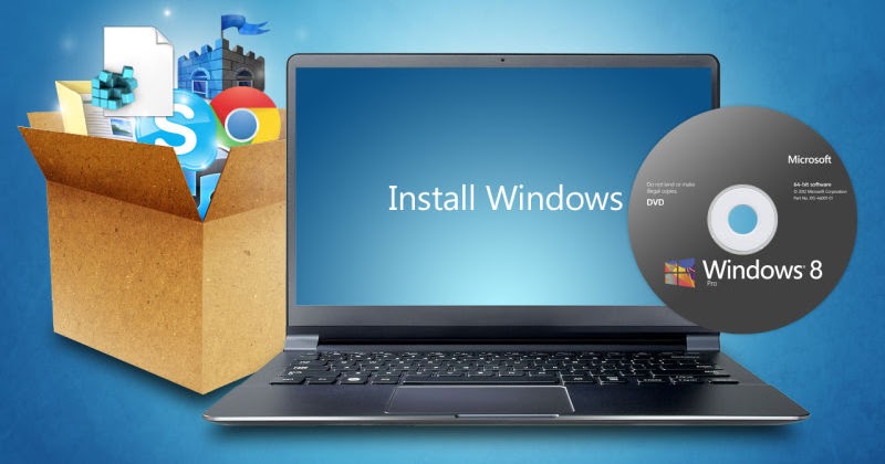 Ciri-ciri Laptop dan PC Komputer Yang Perlu Di Instal Ulang