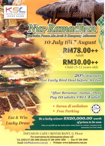 Ramadan Buffet 2013 Johor Bahru - BEAM