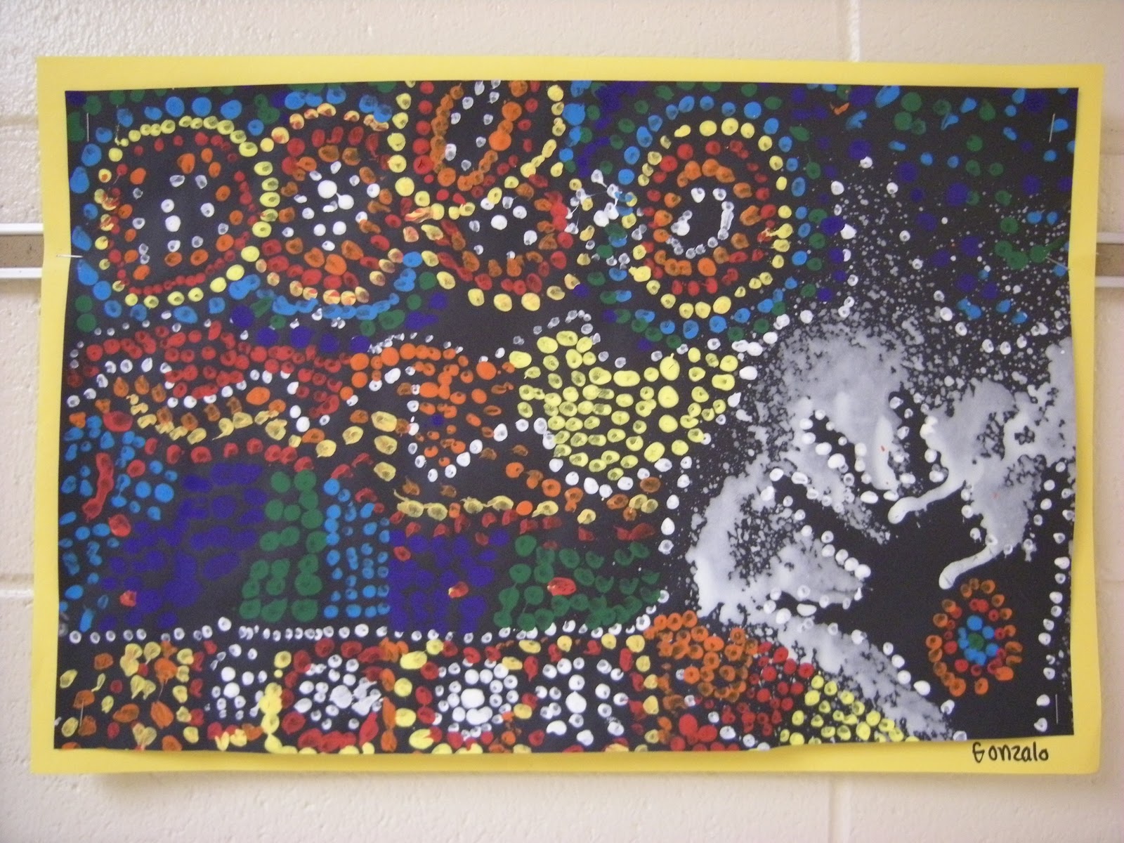 WHAT'S HAPPENING IN THE ART ROOM??: 3rd Grade Aboriginal Handprints