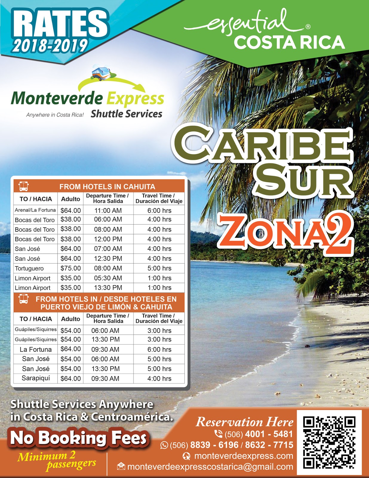 Daily - Shuttles Service in Costa Rica & Centroamerica ~ Monteverde ...