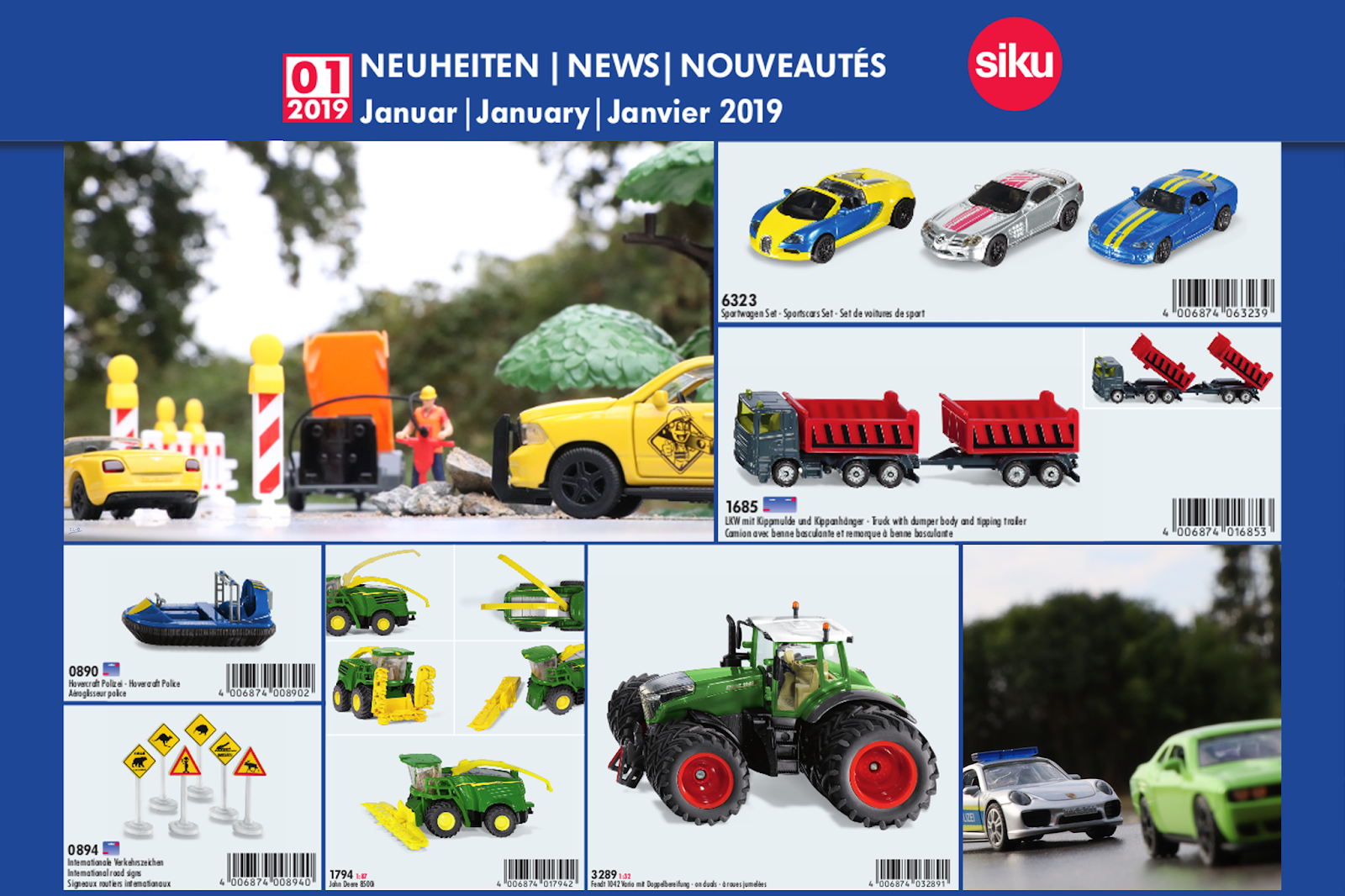 Siku, les nouveautés de janvier déjà dévoilées - Mininches