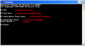 Karansingh: Instoll JDK and Run First JAVA Program