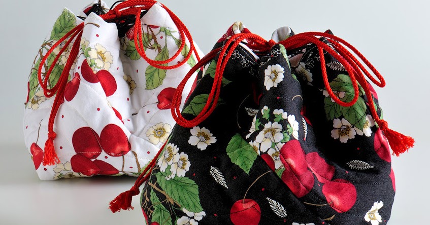 Tutorial: Japanese Drawstring Bags ~ DIY Tutorial Ideas!