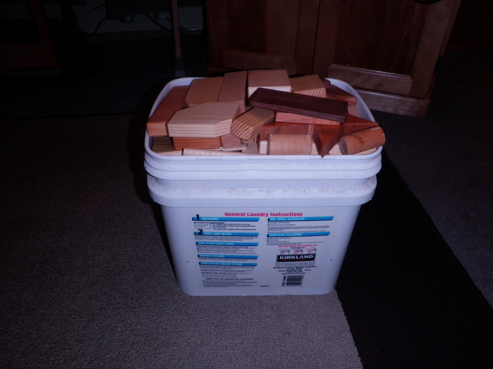 Saw Dust and Splinters: Bucket of Blocks