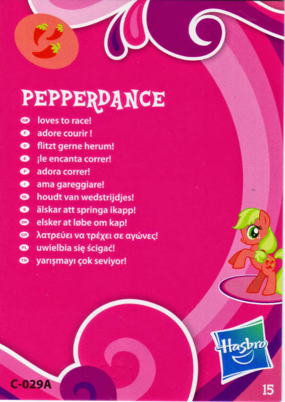 MLP Pepperdance Blind Bag Cards | MLP Merch