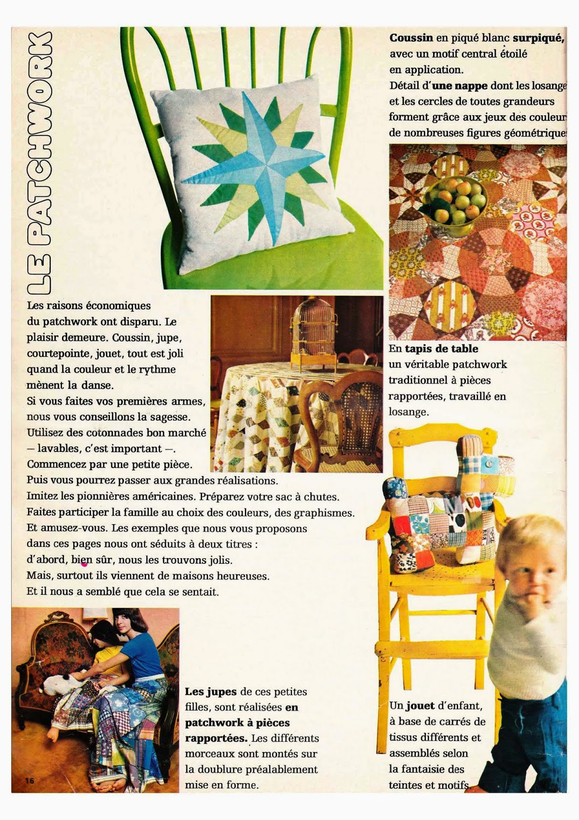 FANA D'IDEES: *LE PATCHWORK OU LE PLAISIR DE CREER ENSEMBLE