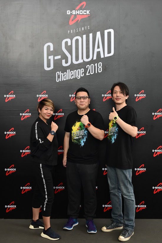 “For the first time in “Squat” history, G-Shock hosts “G-Shock G-Squad ...