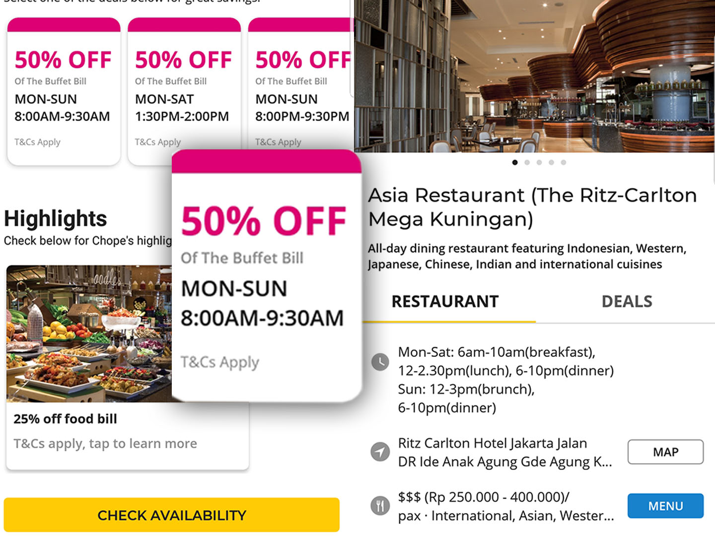 Asia Restaurant, Ritz Carlton, South Jakarta