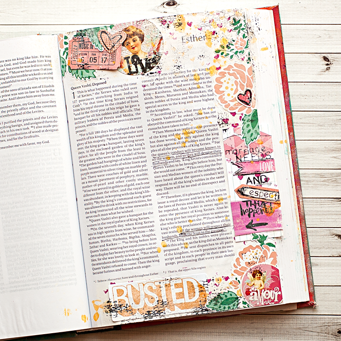 Mixed Media Art Journaling Bible Tutorial: Best Way To Add Gesso To ...