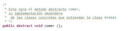 Clases abstractas en JAVA