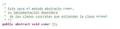 Clases abstractas en JAVA