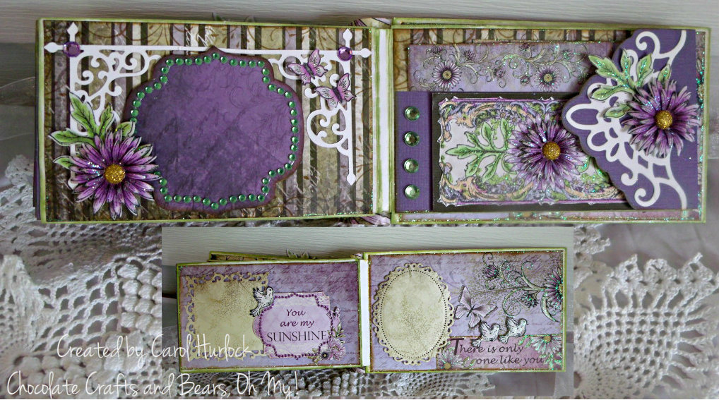 Chocolate Crafts and Bears, Oh My: Heartfelt Creations Aster Mini Album ...