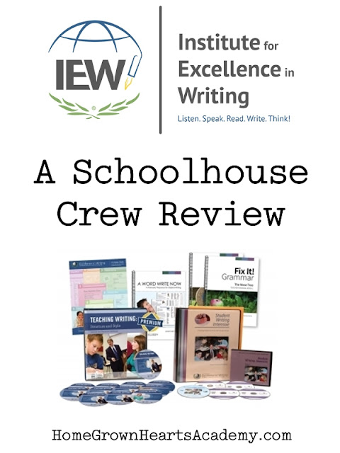 Home Grown Hearts Academy Homeschool Blog: Institute for Excellence in ...