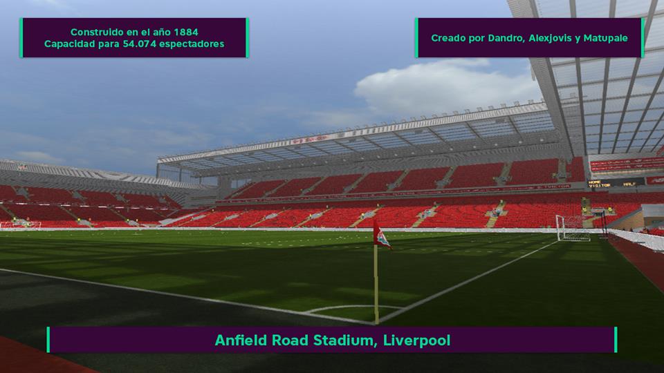 PES 6 Stadiums Anfield ( UCL / Premier League ) Version 2018/2019 ...