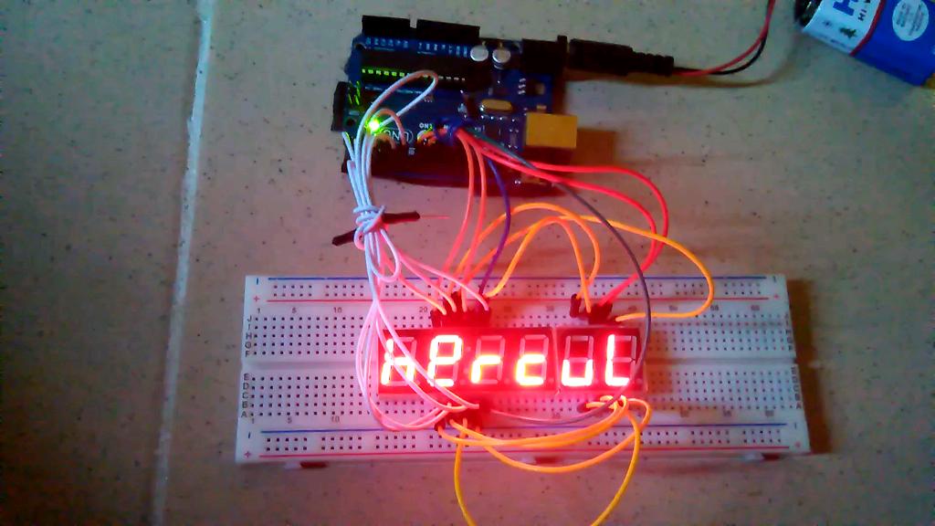Hercules Technology NG: Arduino-based Seven Segments LED Scrolling Text ...