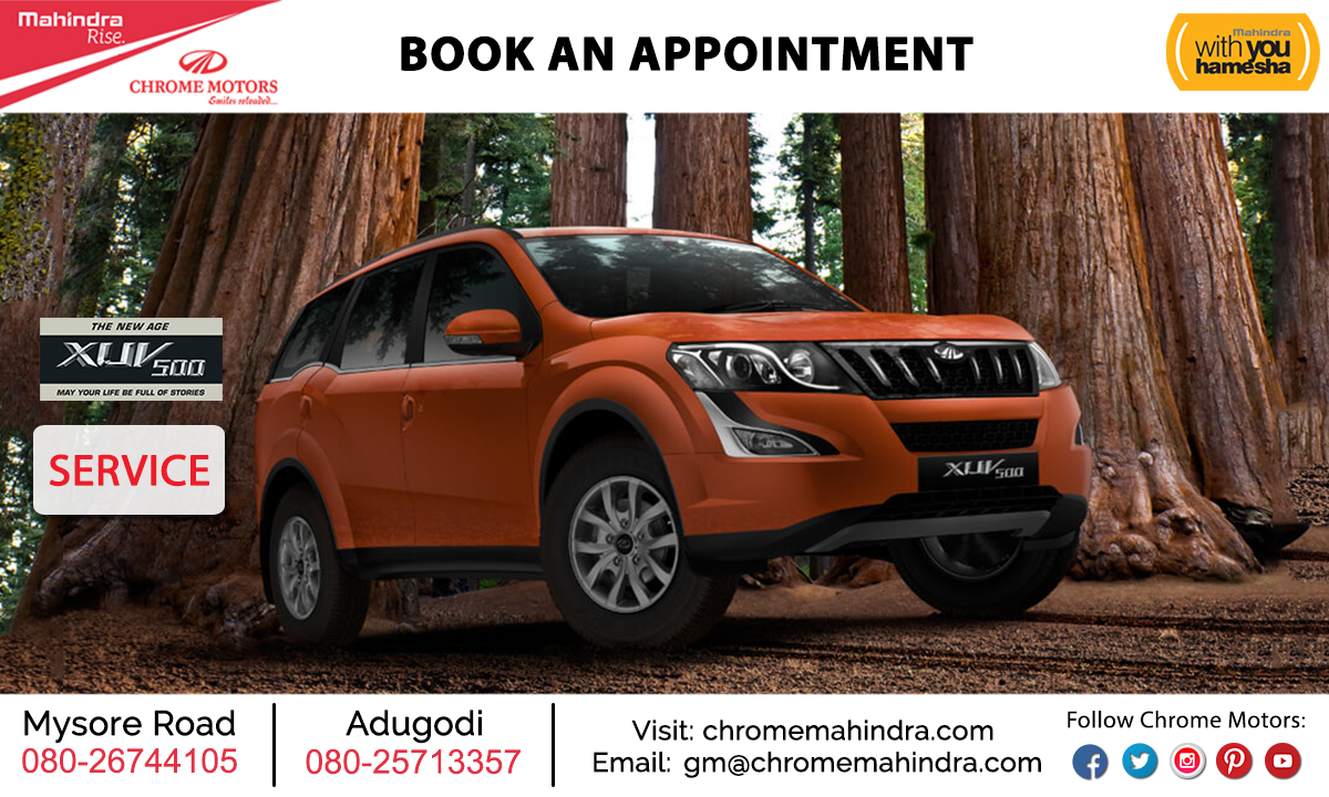 Chrome Motors | Mahindra Authorized Car Service Dealers In Bangalore