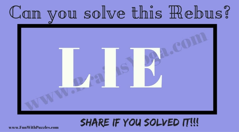 Rebus English Idiom Brain Teaser with Answer