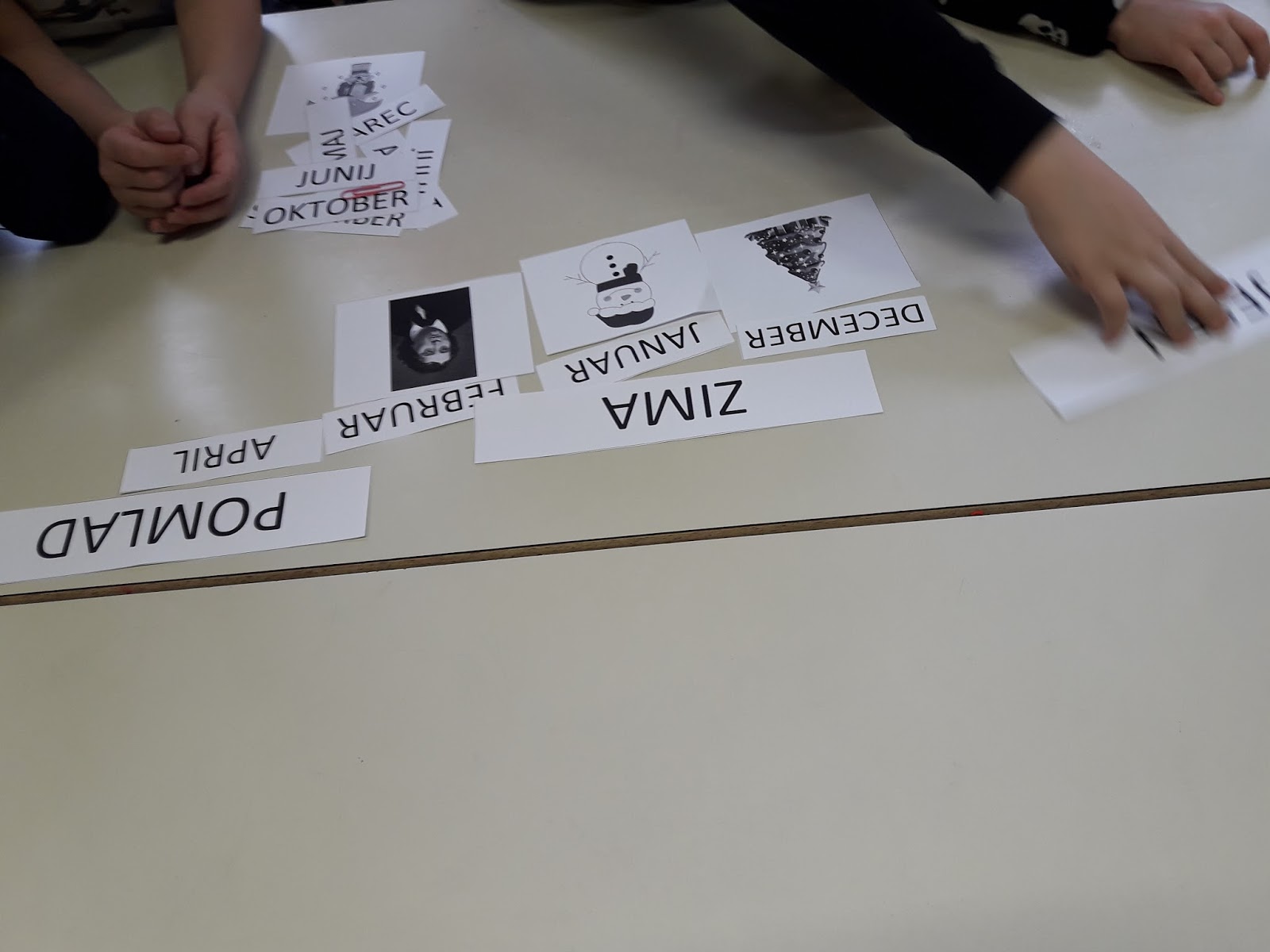 SKOZI IGRO SE UČIMO: LETNI ČASI, MESECI IN ZNAČILNOSTI