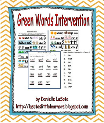 LaSota's Little Learners: Green Words Intervention