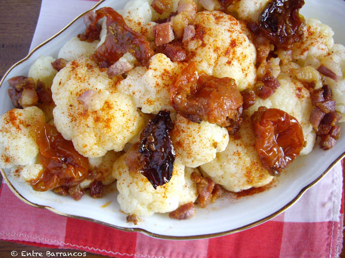 Entre Barrancos (COCINA): Coliflor con tomates secos