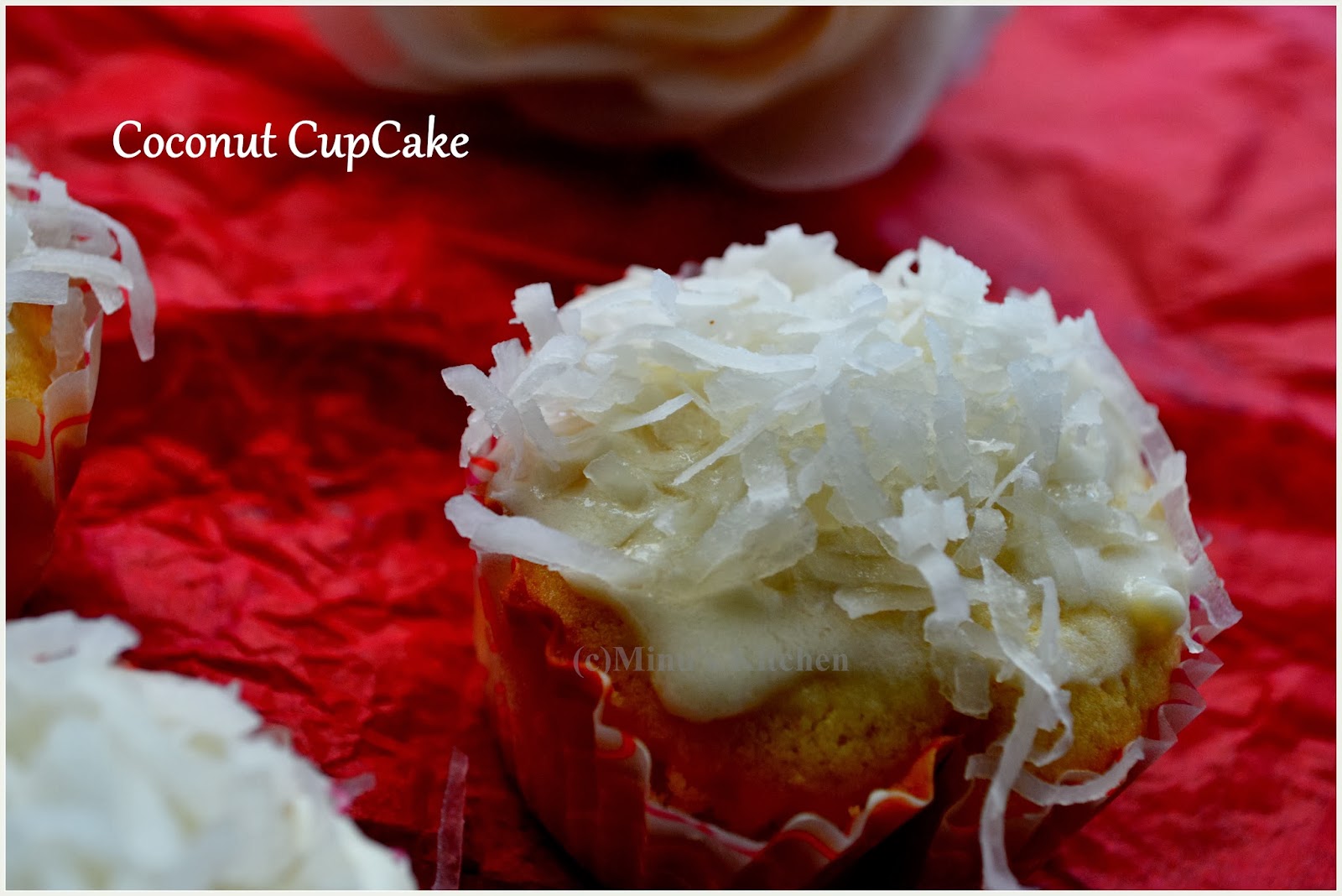 Coconut Cup Cakes ~ Minu's Kitchen