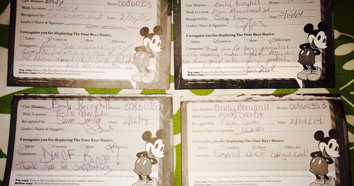 The Four Keys Disney Fanatic