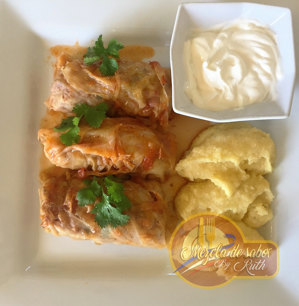 Niño Envuelto Dominicano (stuffed cabbage) | Mezcla De Sabor